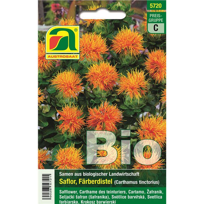 Saflor, Färberdistel BIO